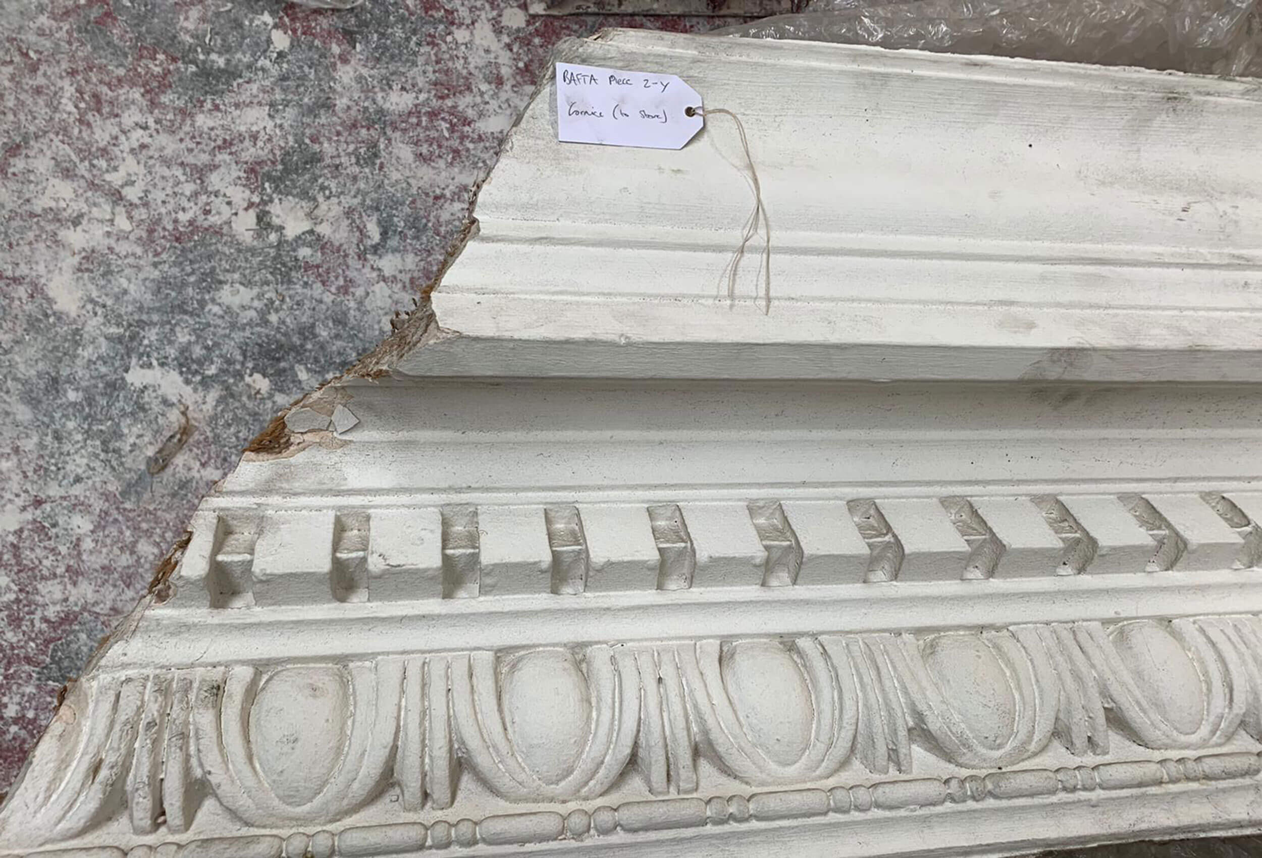 Ornamental plaster restoration for BAFTA building | Fine Art Mouldings