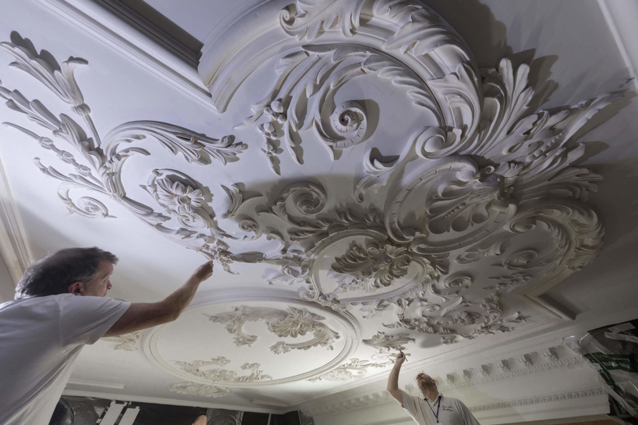 Decorative Plaster Ceiling Restoration for Claridge's | Fine Art Mouldings