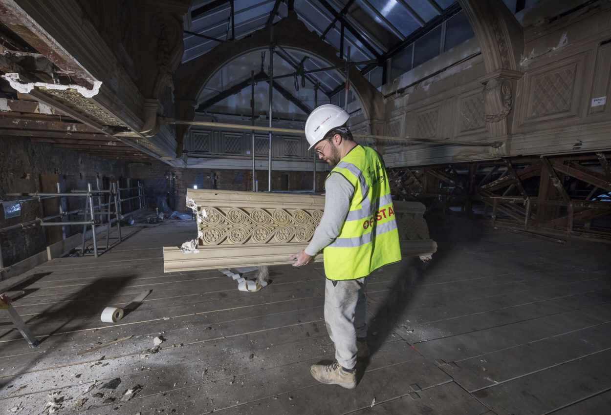 Ornamental plaster restoration for BAFTA building | Fine Art Mouldings