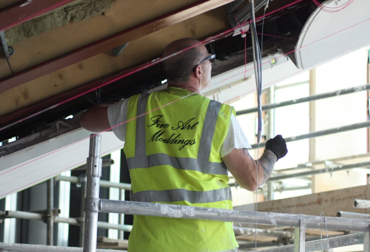 Bespoke Plaster Ceiling Techniques for Sultan Nazrin Shah Centre