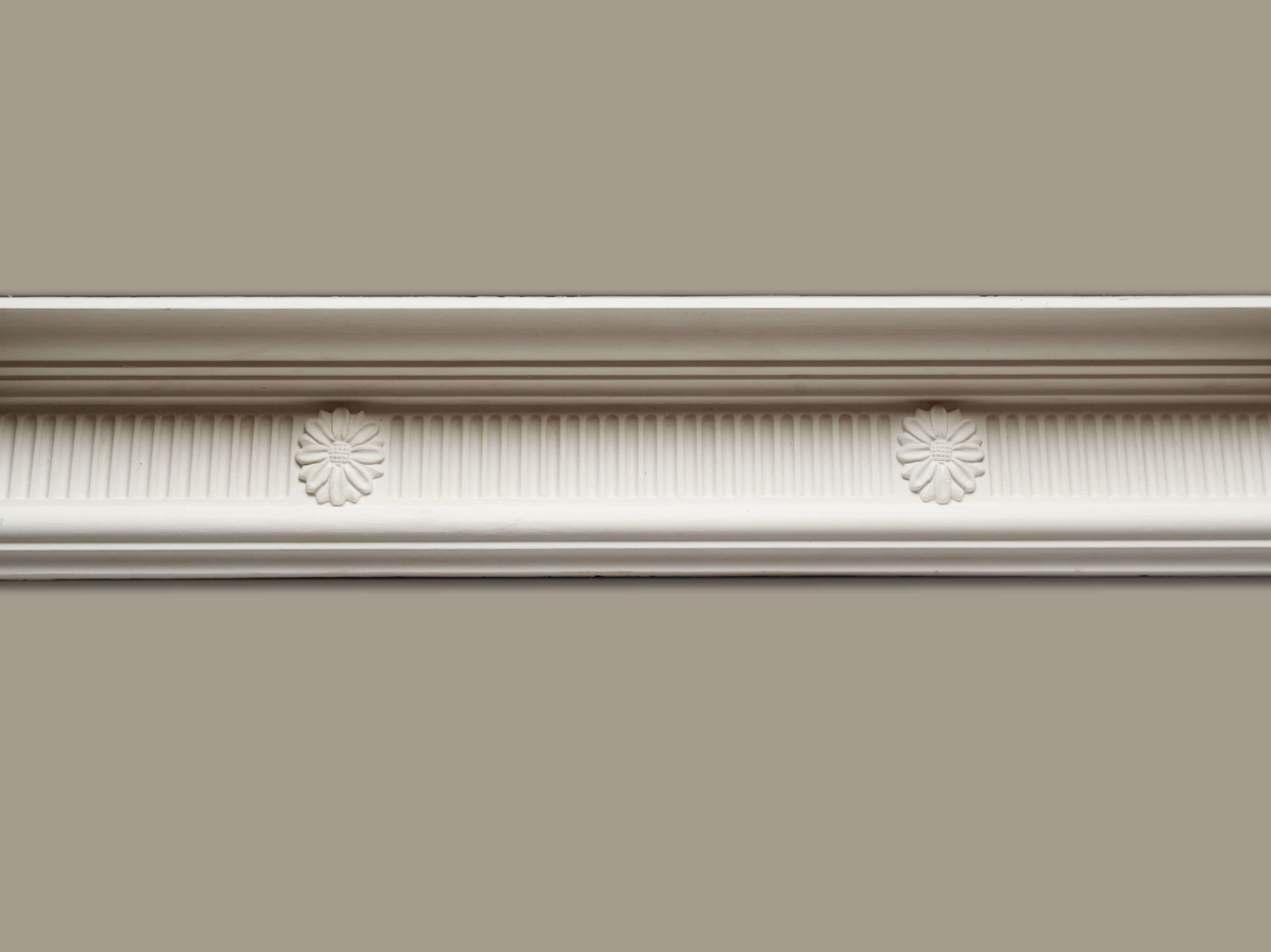 Victorian fluted patera cornice - Fine Art Mouldings