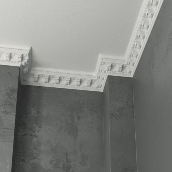 Ornate modillion block cornice - Fine Art Mouldings
