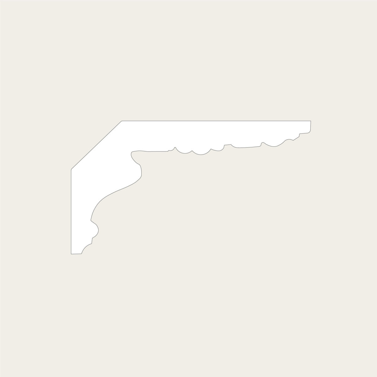 Victorian flower plate cornice - Fine Art Mouldings