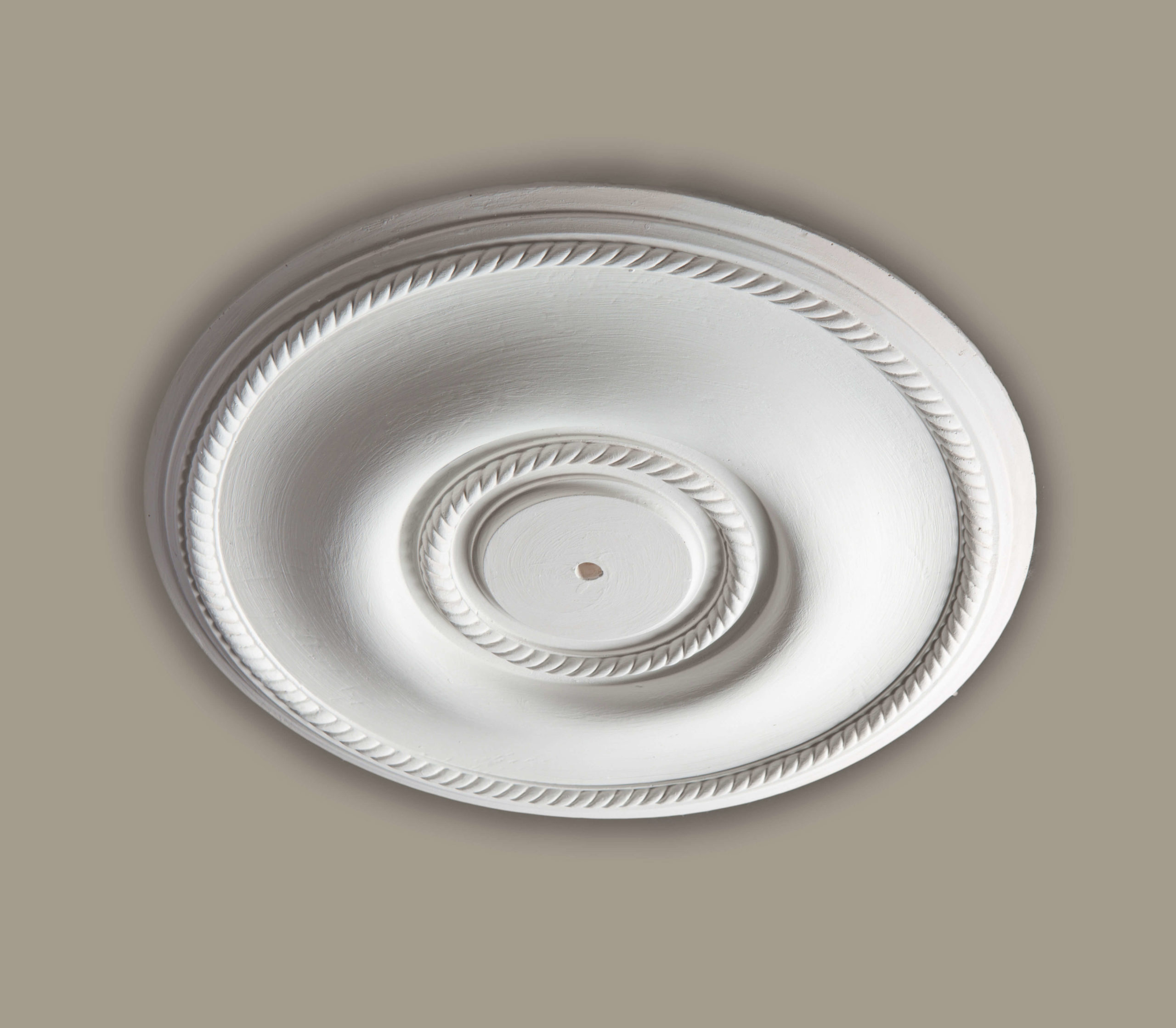 Small Rope Ceiling Rose - Fine Art Mouldings