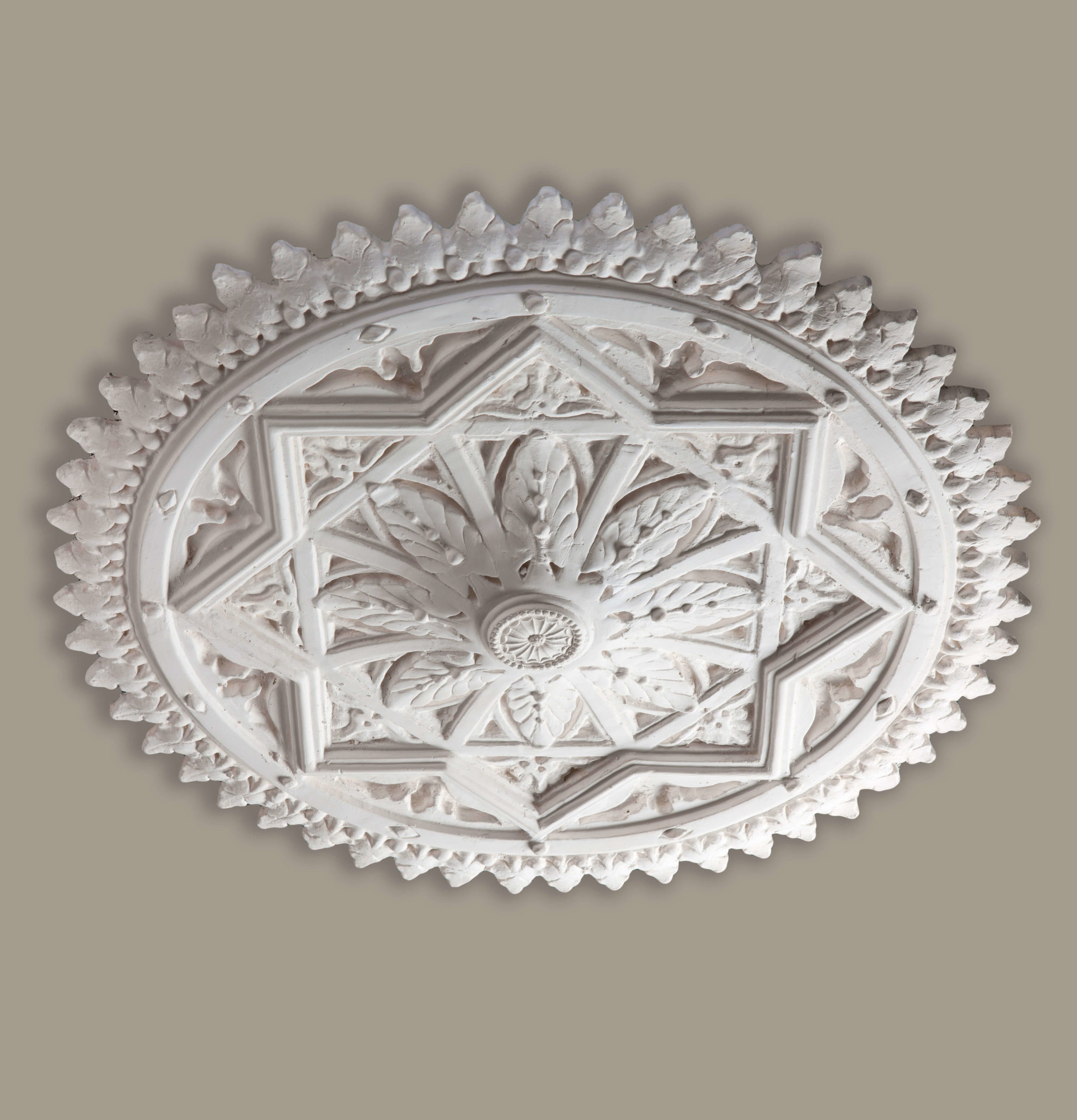 Ornate Plaster Ceiling Rose - Fine Art Mouldings