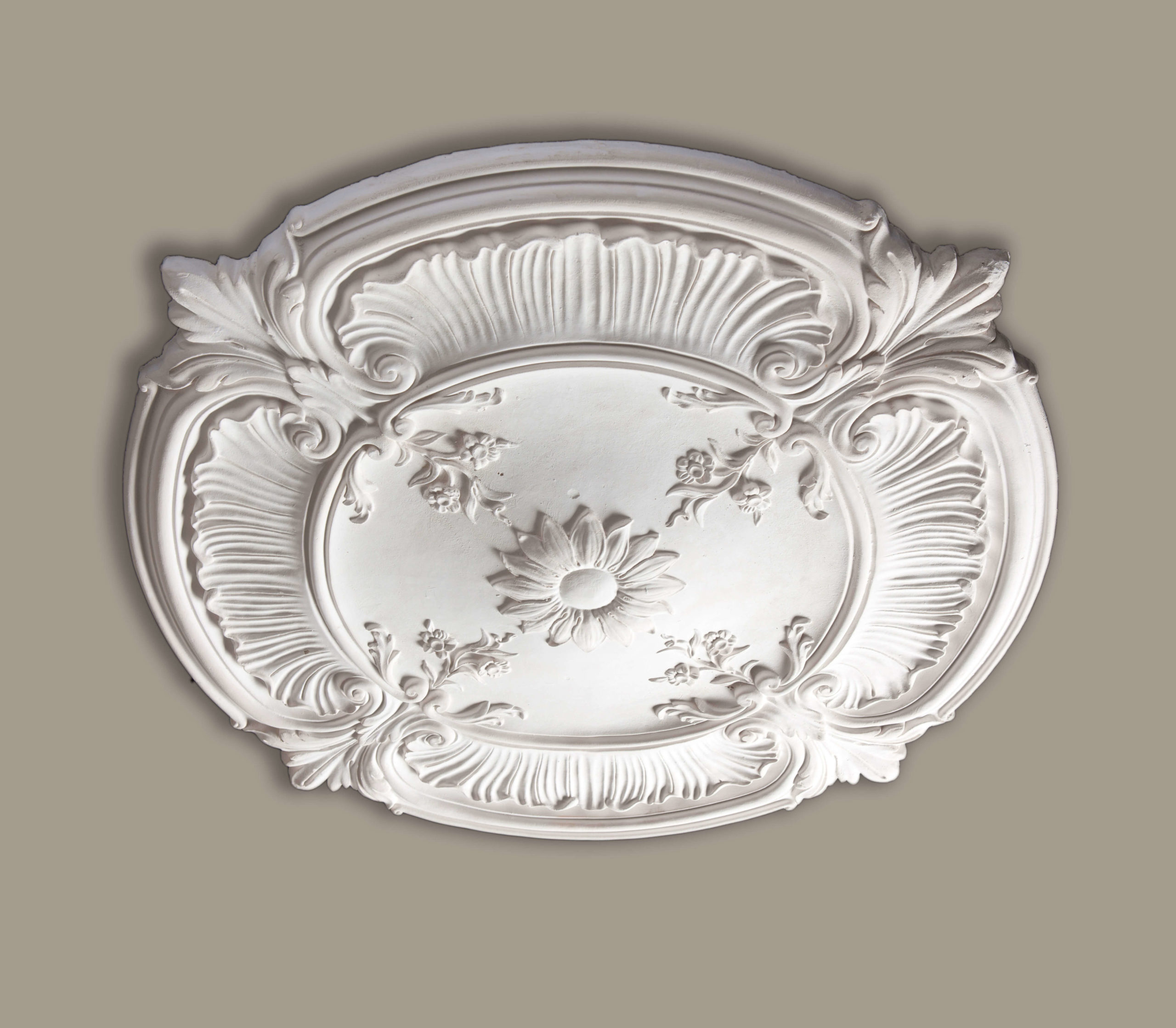 French Rococo Ceiling Rose - Fine Art Mouldings