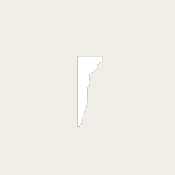 Bead and Rail Dado Rail - Fine Art Mouldings