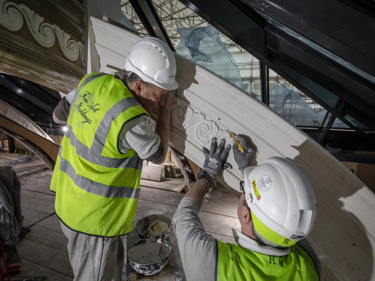 Ornamental plaster restoration for BAFTA building | Fine Art Mouldings